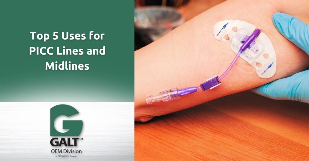 Top 5 Uses for PICC Lines and Midlines | Galt Medical